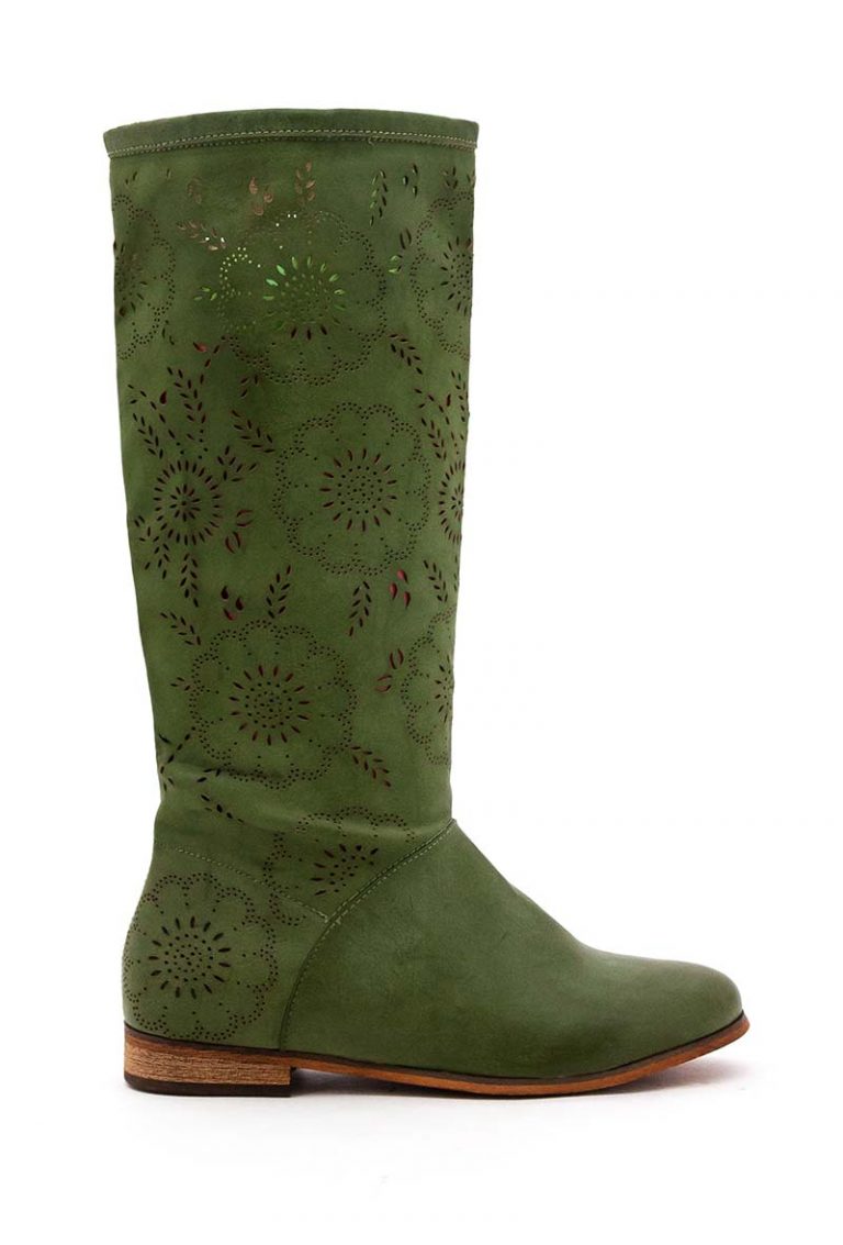 Gave laars groen – Patty's Fashion & Shoes